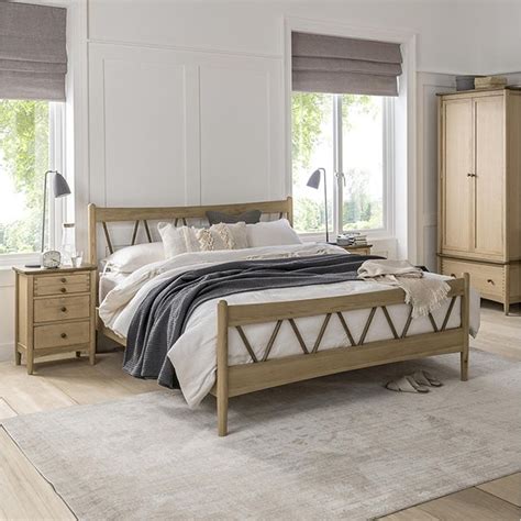 Utah Oak King Size Bed Made With Oak