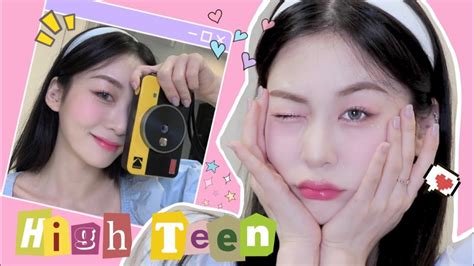 여쿨라 하이틴 메이크업💕아이돌 재질 메이크업🦄롬앤 여름 쿨톤 메이크업 여쿨라 데일리 메이크업 쿨톤 인생립 쿨톤 인생팔레트 Youtube