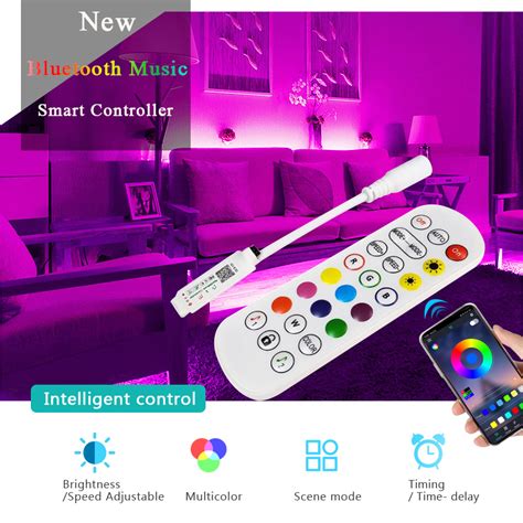 Led Light Strip Wifi Bluetooth Remote Rf Ir Music Led Controller Led Stripe Dimmer For Rgb Color