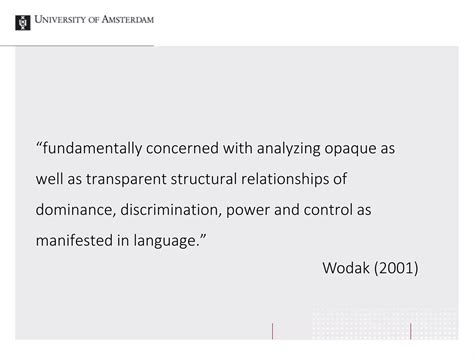 Forms Of Discourse Analysis Ppt