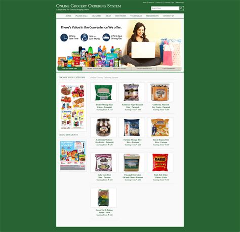 Online Grocery Ordering System Using Java Jsp And Mysql