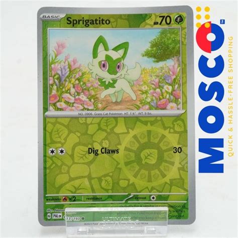 Sprigatito 013 193 Common Pokemon Tcg Mosco Philippines
