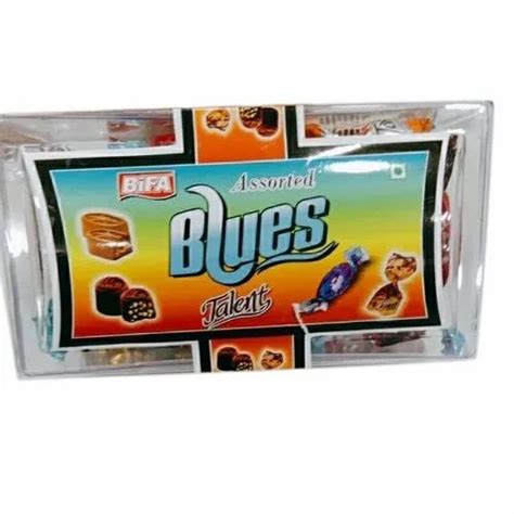 Rectangular Bifa Assorted Candy Toffee Packaging Type Plastic Jar