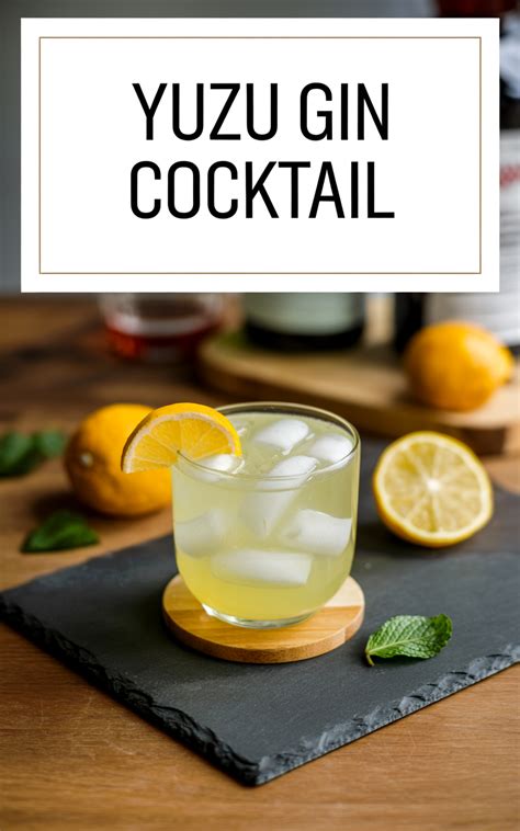 Zesty Elegance Crafting The Perfect Yuzu Gin Cocktail The Sip Spot