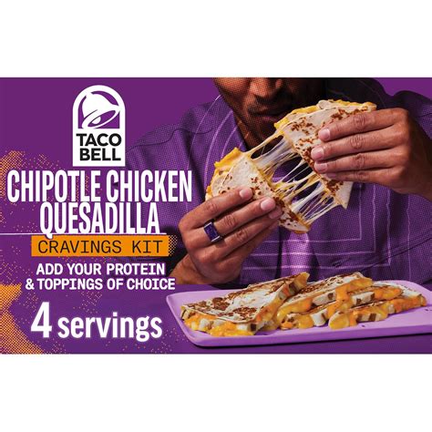 Taco Bell Chipotle Chicken Quesadilla Cravings Kit 173