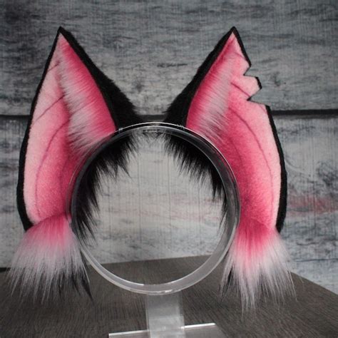 Pink Bat Ears Cosplay Etsy