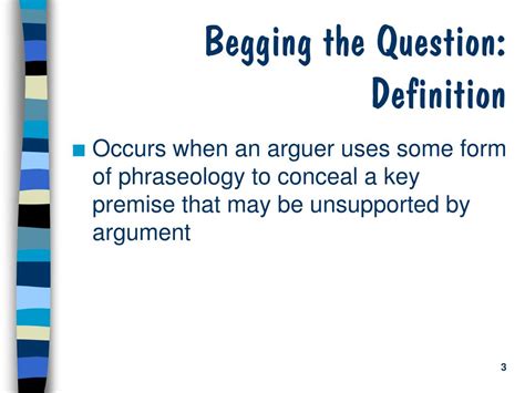 Ppt Fallacies Of Presumption Ambiguity And Grammatical Analogy