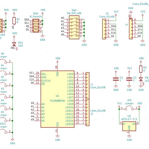 I C Pwm Expander Pca Breakout Board Hackaday Io