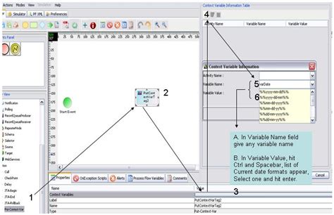 setting current date in context variable adeptia help