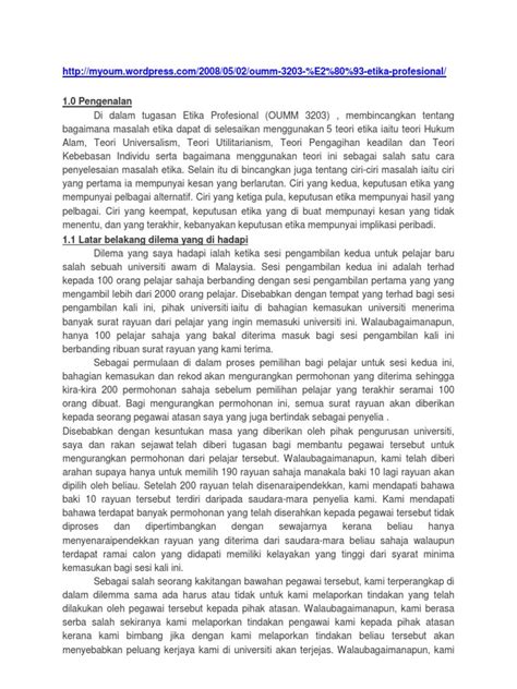 Contoh Assignment Pdf