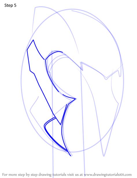 How To Draw Thanos Helmet From Avengers Endgame Avengers Endgame Step By Step