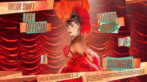 Se Taylor Swift På Bio The Official Release Party Of A Showgirl