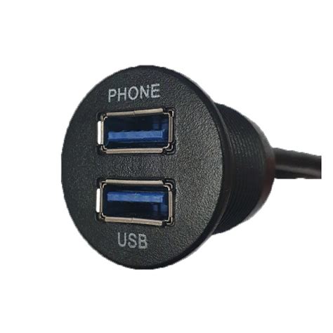Universal Round Flush Mount Dual Usb 30 Sockets The Fitting Bay