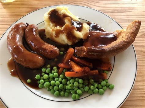 Bangers And Mash In Yorkshire Pudding At Candy Harper Blog