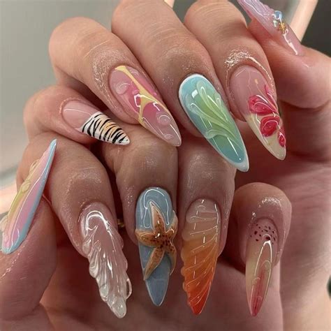 Eliana Kalogeras Nails Wow Nails Summery Nails Swag Nails