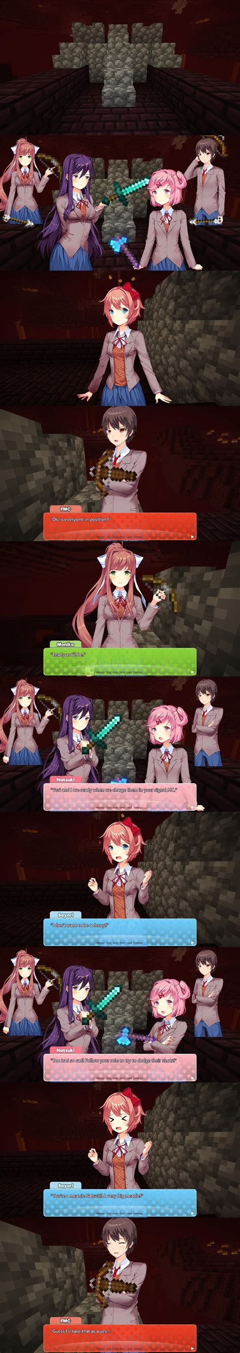 Ddlc The Dokis In Minecraft Chapter 28 Rddlc