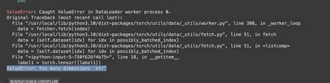 Getting Error After Loop Runs Through The First Epoch Vision