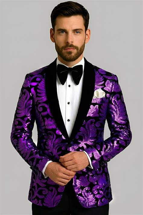 Purple Prom Suits And Prom Tuxedos Gentlemans Guru
