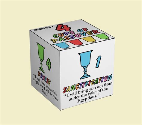Cups Of Passover Coloring Cube Passover Craft Passover Activity