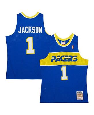 Mens Mitchell And Ness Stephen Jackson Royal Indiana Pacers Hardwood