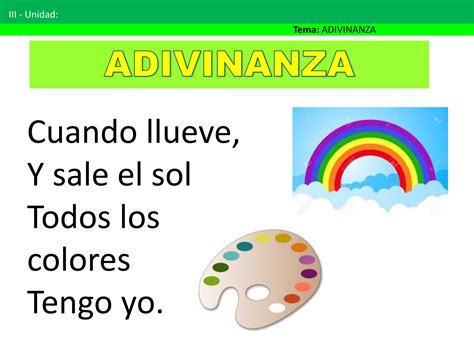 63 Adivinanza Arcoiris Ppt