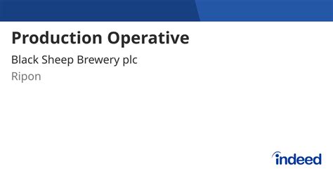 Production Operative Ripon Hg4 4en