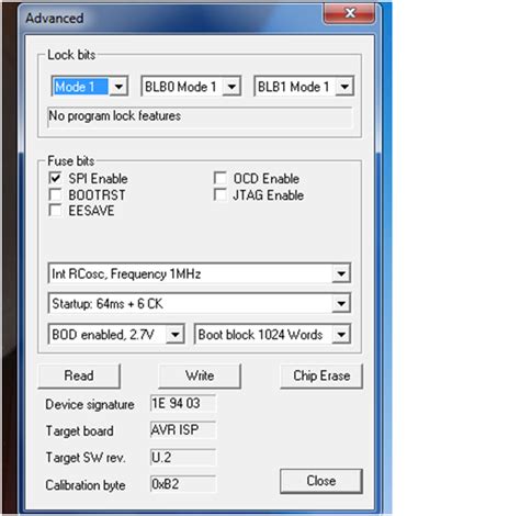 cách sửa lỗi fuse bit cho atmega8 atmega16 atmega32 atmega64