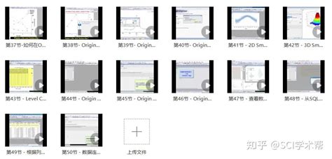科研绘图与数据分析全攻略：origin 全套教程（ 知乎
