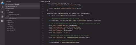 dart and flutter for vs code dartcode twitter