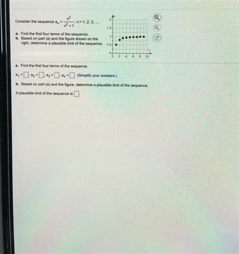 Solved Consider The Sequence An N A Find The First Chegg Com