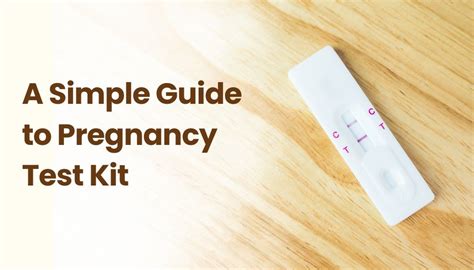 A Simple Guide To Pregnancy Test Kit Understanding The Results