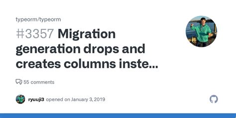Migration Generation Drops And Creates Columns Instead Of Altering