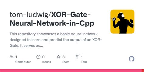 Github Tom Ludwigxor Gate Neural Network In Cpp This Repository