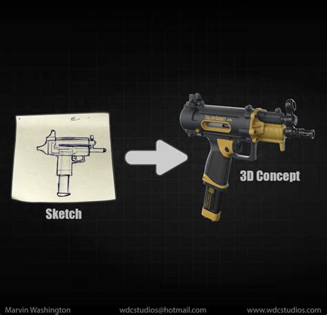 Sketch To 3d Concept Workflow