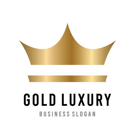 Gold Crown Luxury Logo Template Identity For Restaurant Royalty