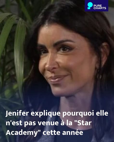 Purecharts Jenifer Sest Exprimée Sur Son Absence à La Facebook