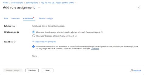 azure portal을 사용하여 azure 역할 할당 azure rbac microsoft learn