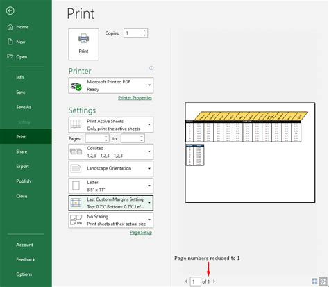 How To Print An Excel Sheet On One Page