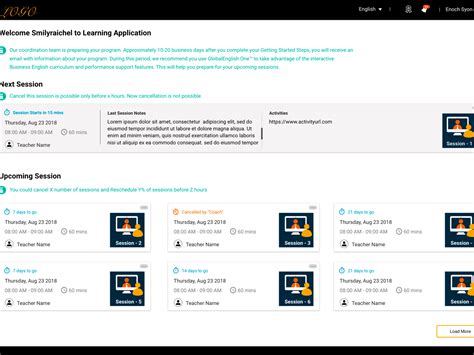 Learning Web Application By Smily Raichel On Dribbble