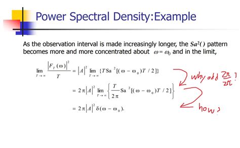 Solved Power Spectral Density Example Develop An Expression Chegg
