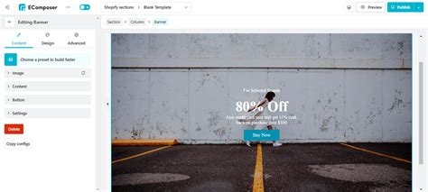 How To Add And Customize Shopify Image With Text Section Ecomposer