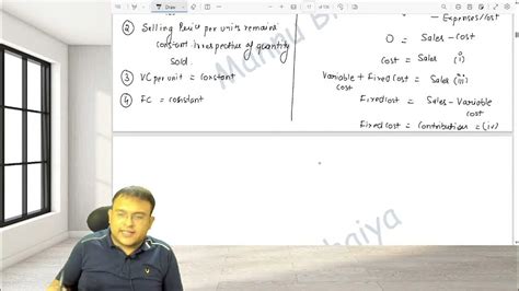 Management Accounting Lecture 8 By Ca Mannu Goyal Youtube