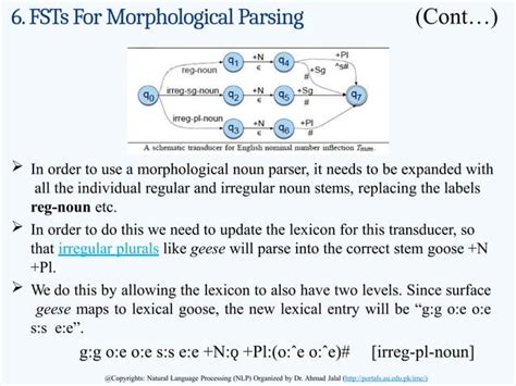 words transducers finite state transducers in natural language