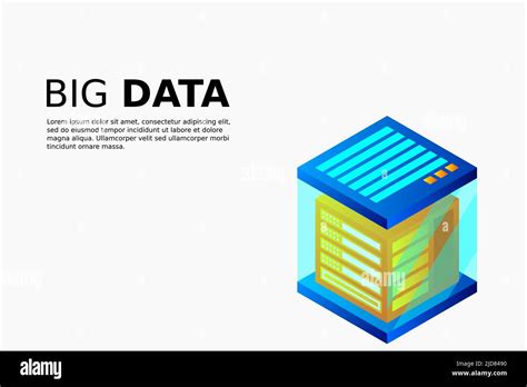 concept of big data processing energy station of future server room