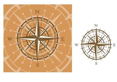 Compass Mapping Vector Art Icons And Graphics For Free Download