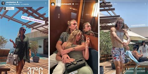 Best Friends And Soulmates Stefanos Tsitsipas And Paula Badosa