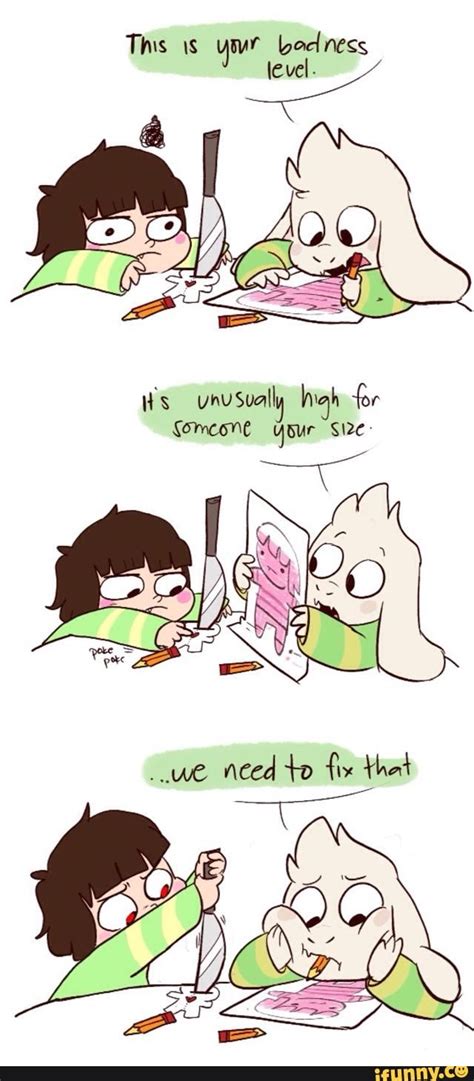 Undertale Asriel Chara Undertale Undertale Comic Funny Undertale Love