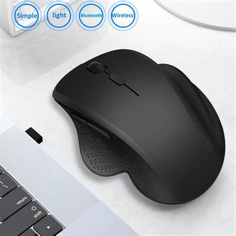 Rechargeable Ergonomic Bluetooth Mouse Gaming 1600 Dpi Dual Mode Wireless Computer Mice 6