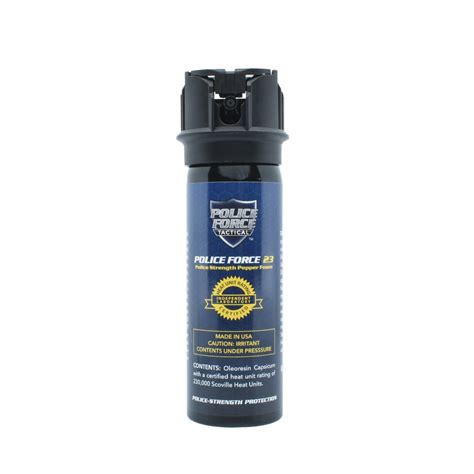 Police Force 23 Pepper Foam 3 Oz Self Rescue Tactical