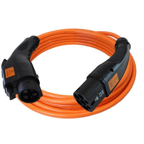 Laadkabel Type Kw Re Fase Zwart Oranje Laadkabelfabriek